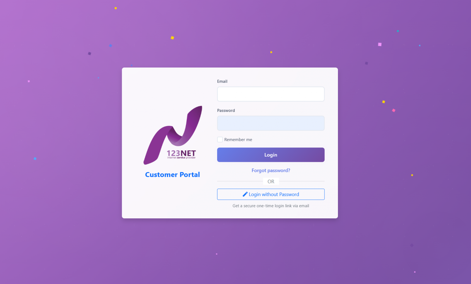 Introducing the 123NET Customer Portal – Your Account, Your Way! → 123NET